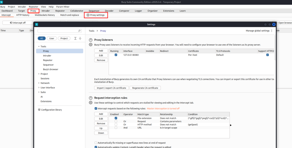 Configuring iOS Device with Burp Suite
